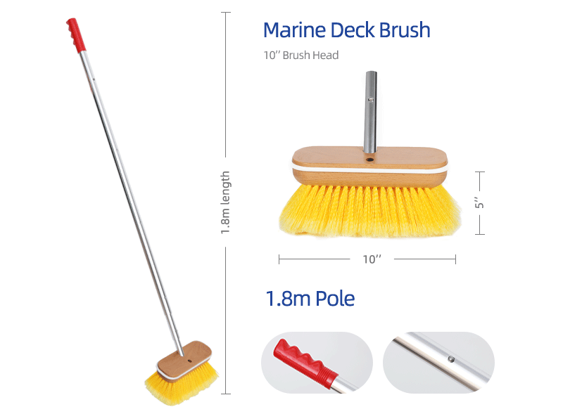 QYM01Y 8" Boat Wash Brush-Ningbo Qingyu Cleaning Tools Co., Ltd.
